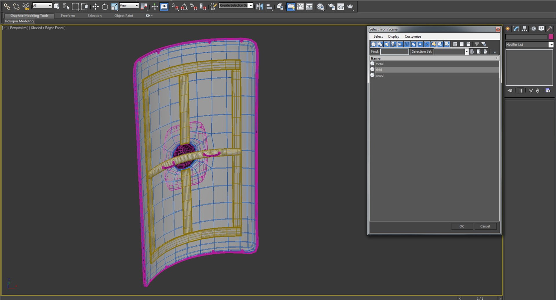 Roman Medieval Shield 3d 3ds