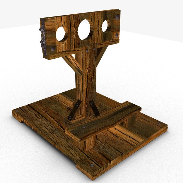 3D Pillory Models | TurboSquid