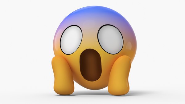 Emoji Della Paura SVG, Vettoriale Emoticon Con Diverse Espressioni