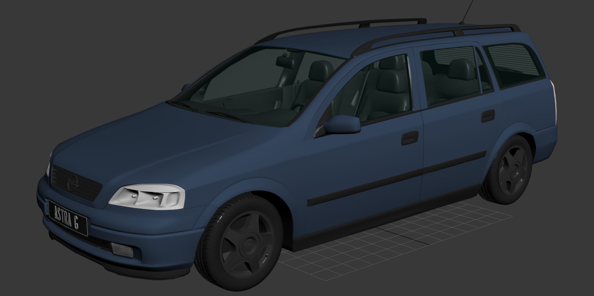 Opel Astra G Station Wagon 3D Model - TurboSquid 2138354