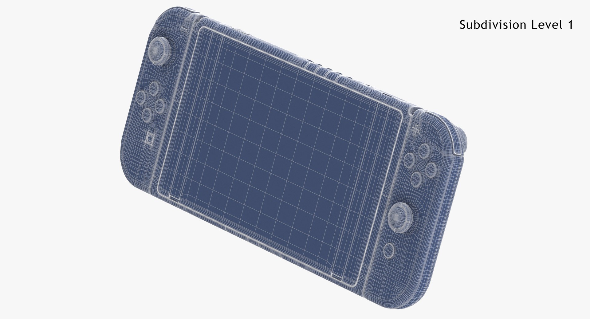 Nintendo Switch Console Controllers Blank and Generic Box 3D model ...