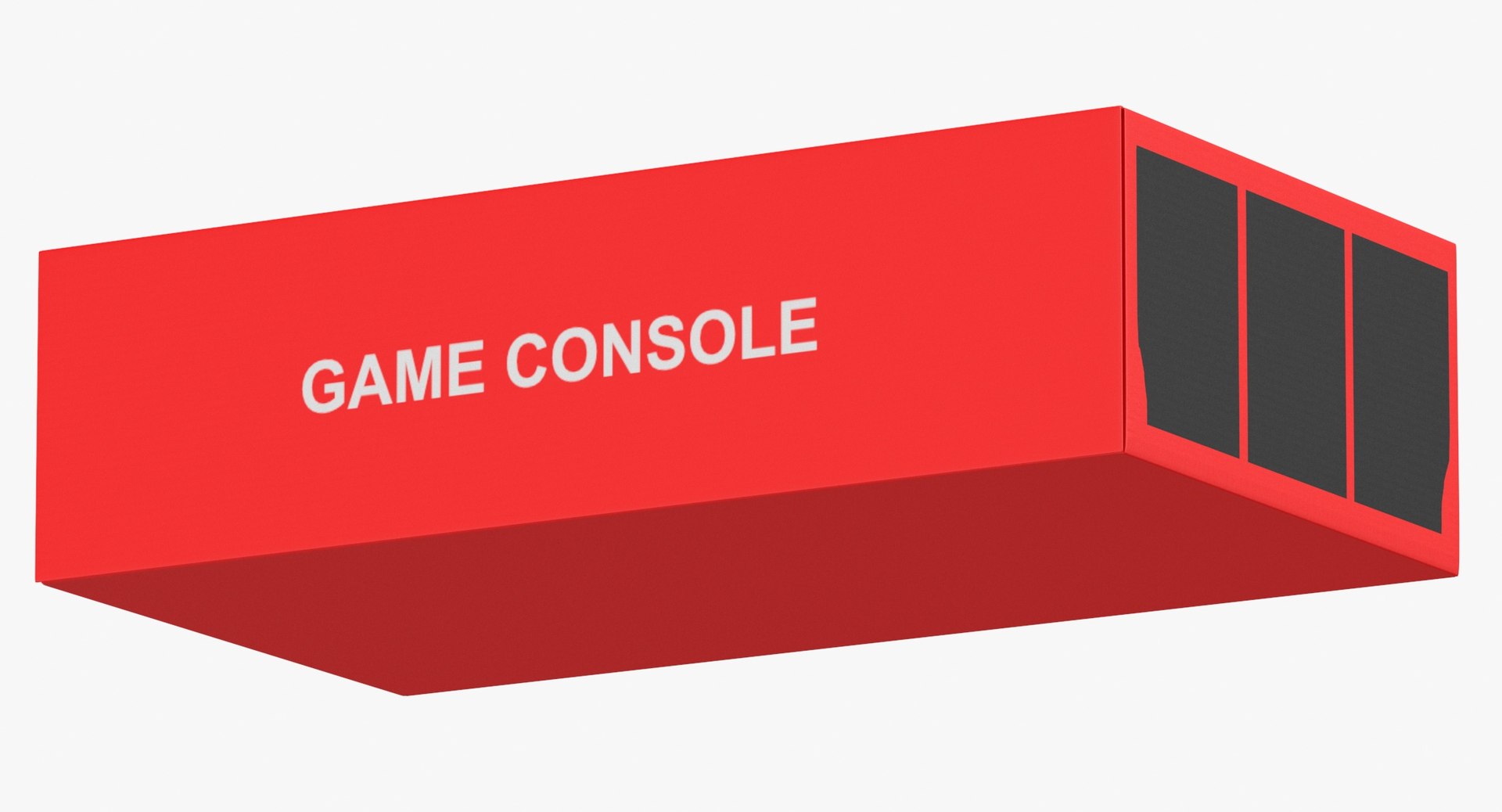 Nintendo Switch Console Controllers Blank And Generic Box 3D Model ...