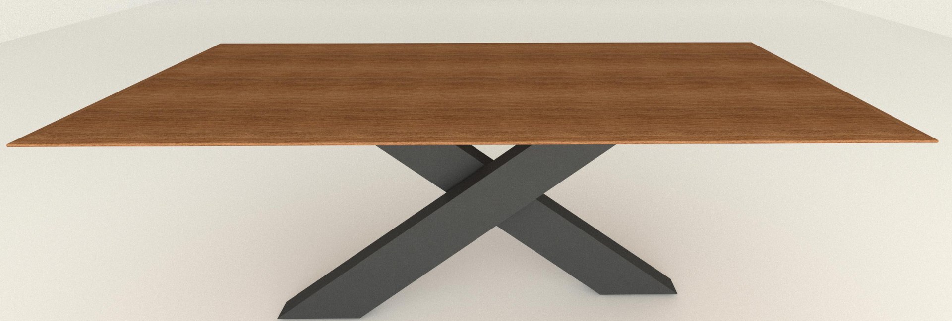 Table Cross Legs 3D - TurboSquid 1480821