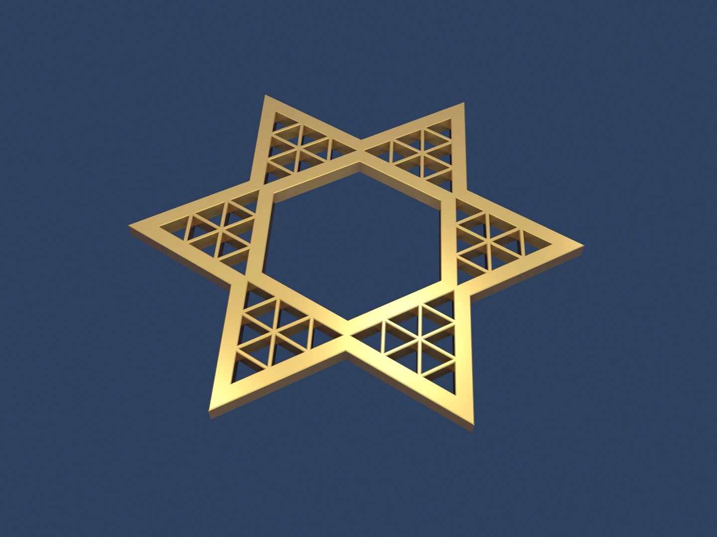 Star David 3D - TurboSquid 1429589