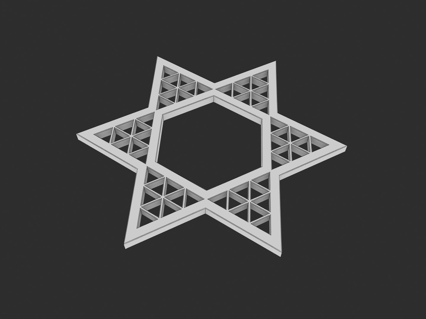 Star David 3D - TurboSquid 1429589