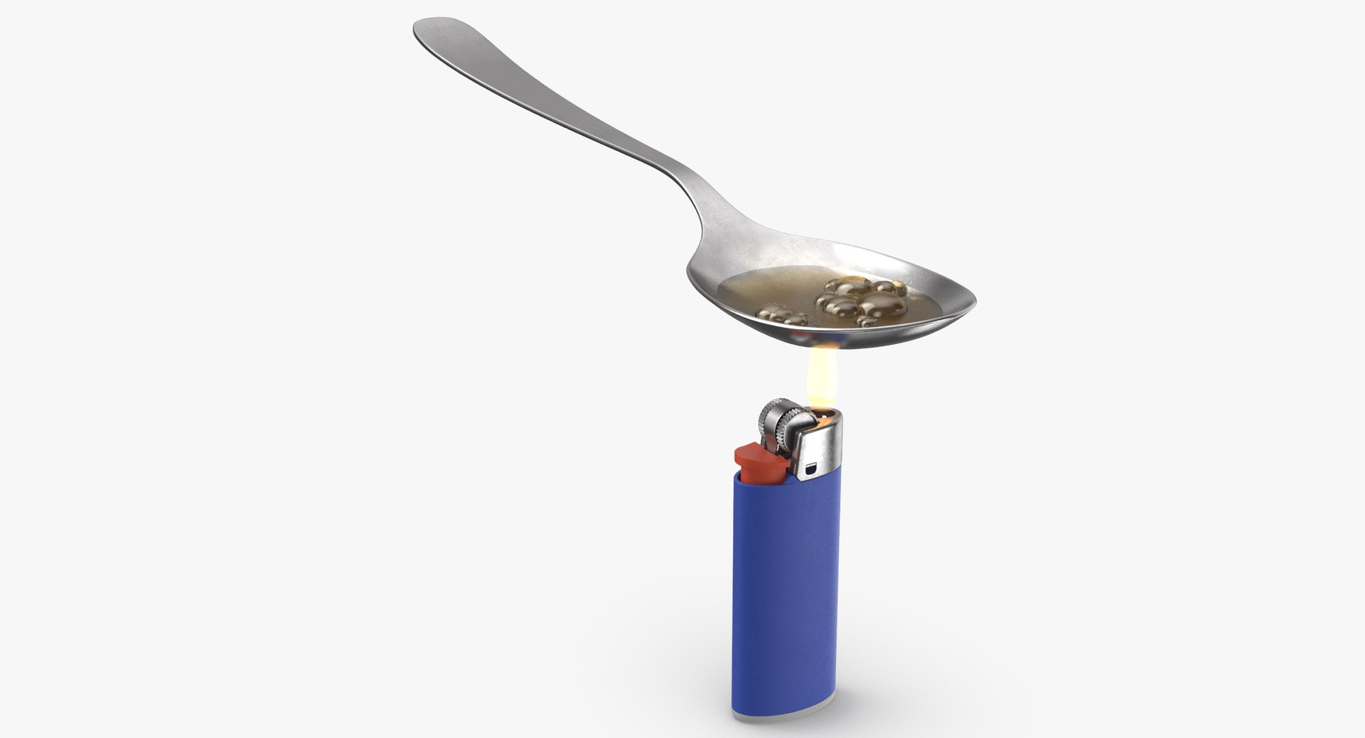 3D Heroin Spoon Boiling Lighter - TurboSquid 1158329