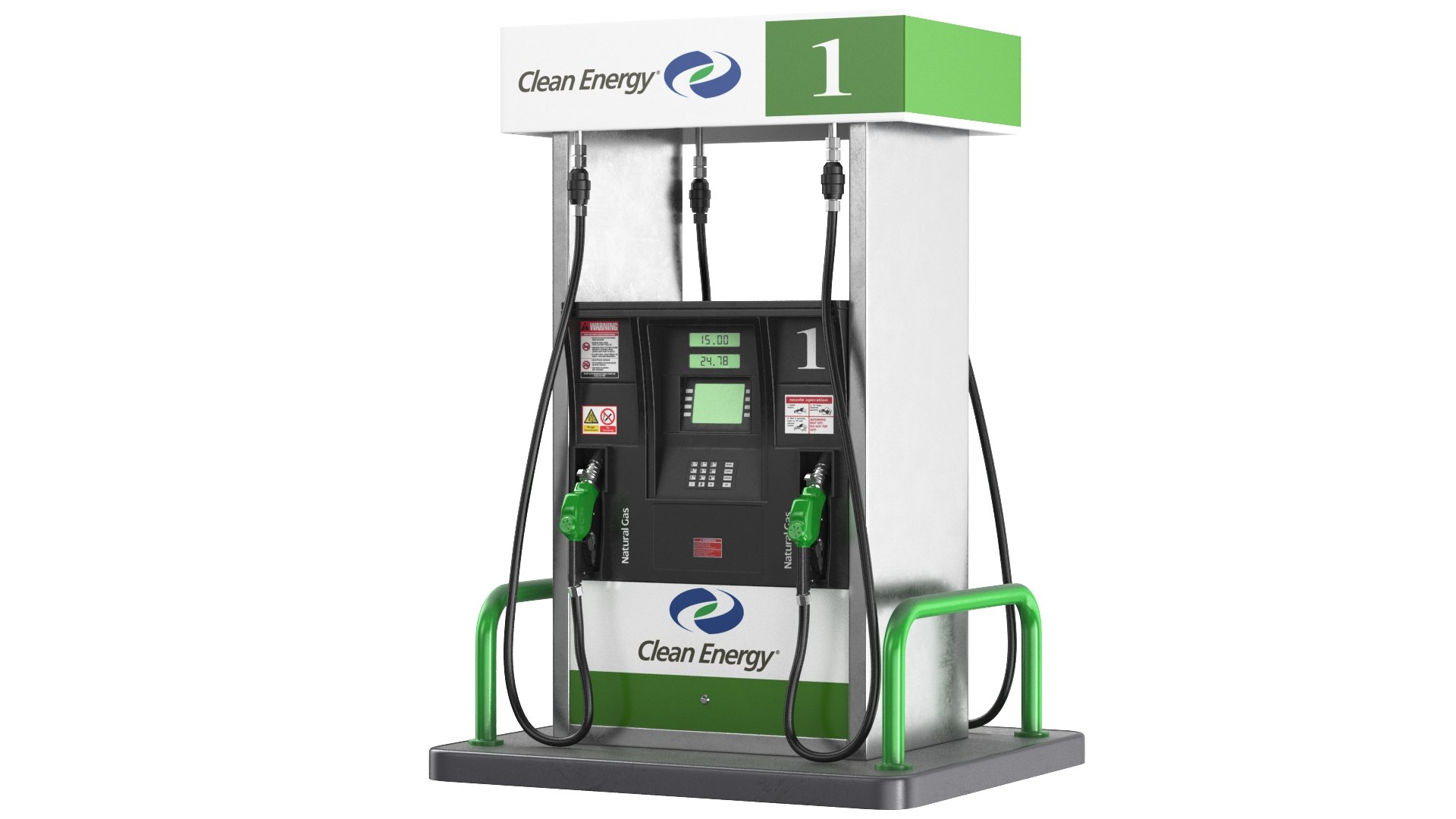 Detailed Two Fuel Gas Pump Model - TurboSquid 2019960