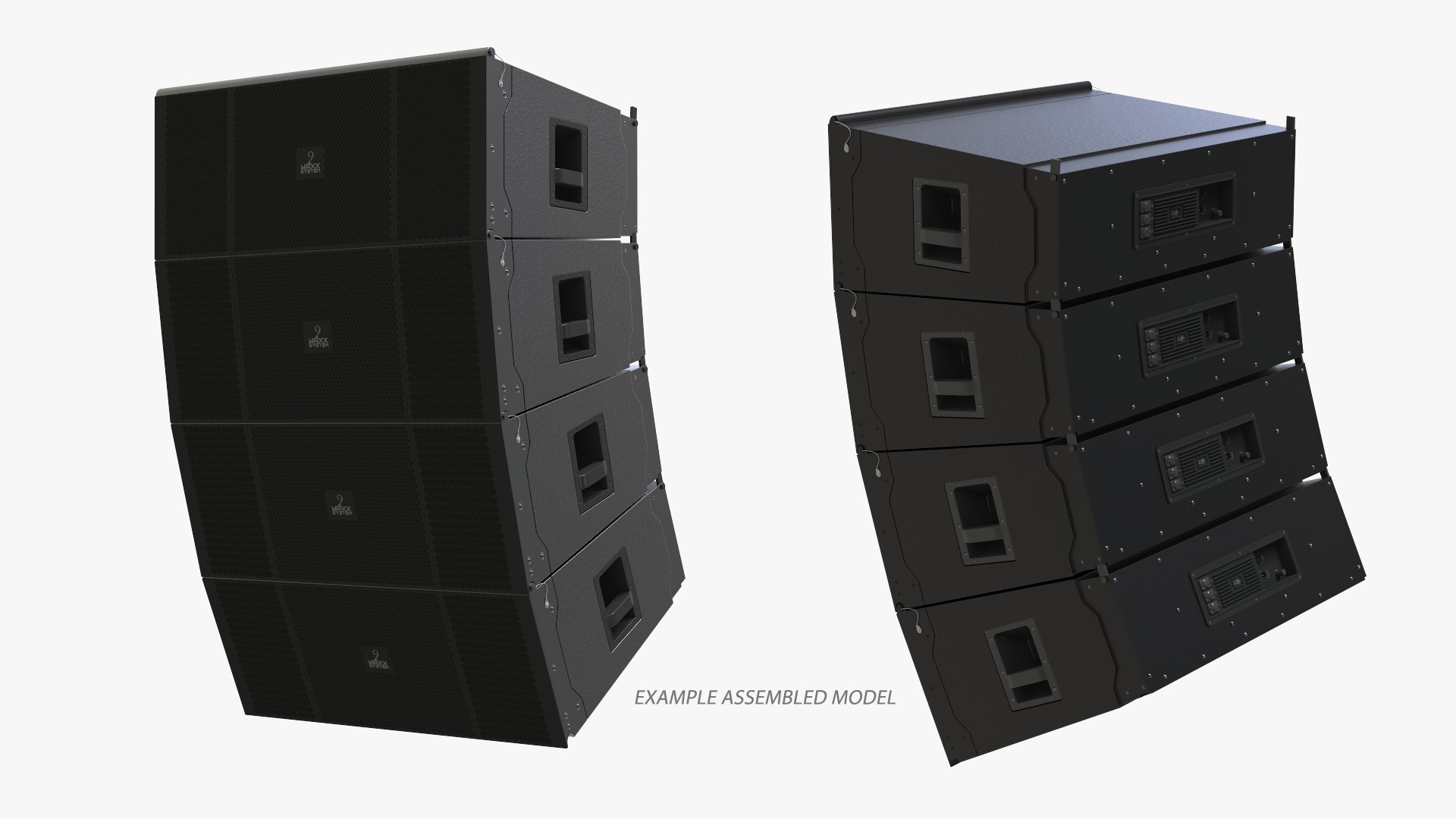 Array Speaker Sound System 3D Model - TurboSquid 1928359