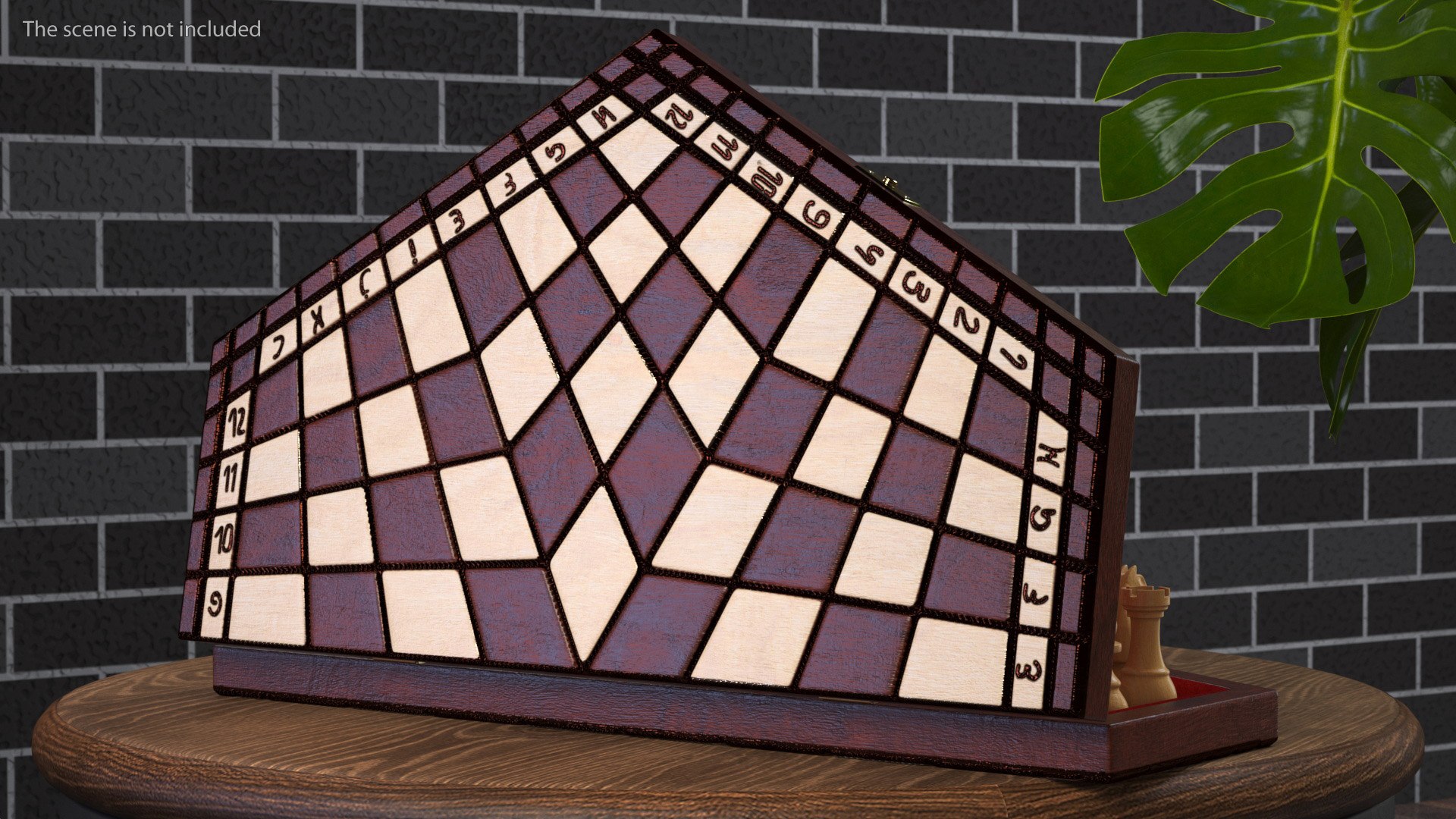 3D Three Player Chess Set Open - TurboSquid 2025446