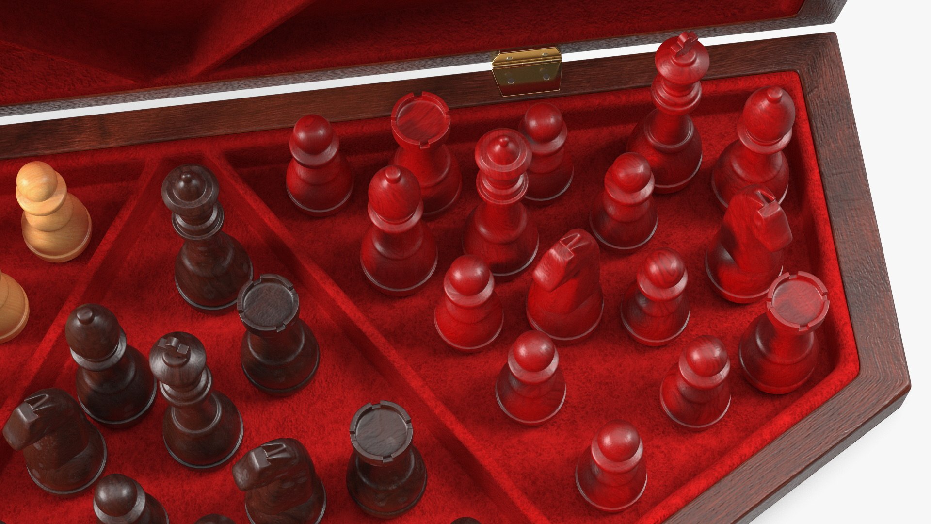 3D Three Player Chess Set Open - TurboSquid 2025446