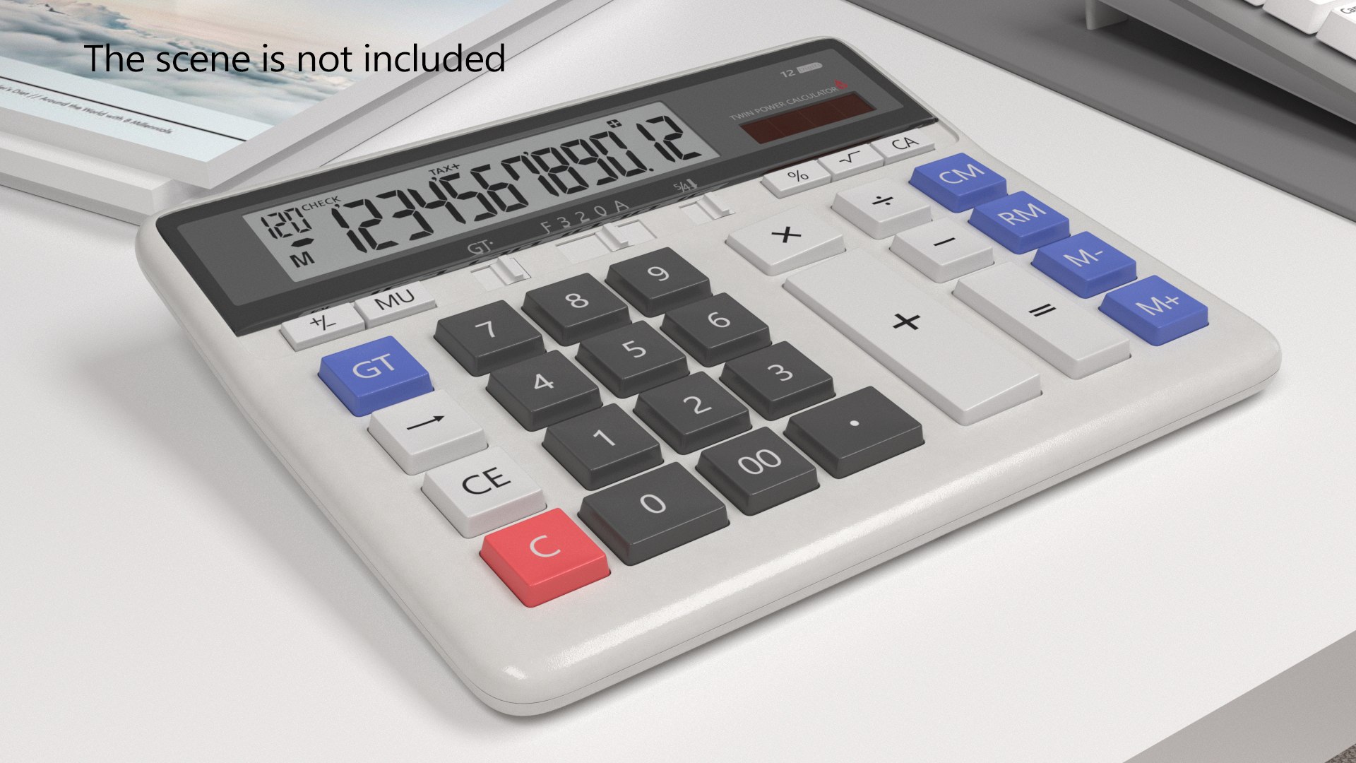 3D Model Calculator Office - TurboSquid 1666447