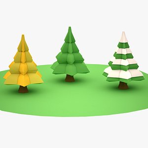 Cartoon Tree 3D Models for Download | TurboSquid