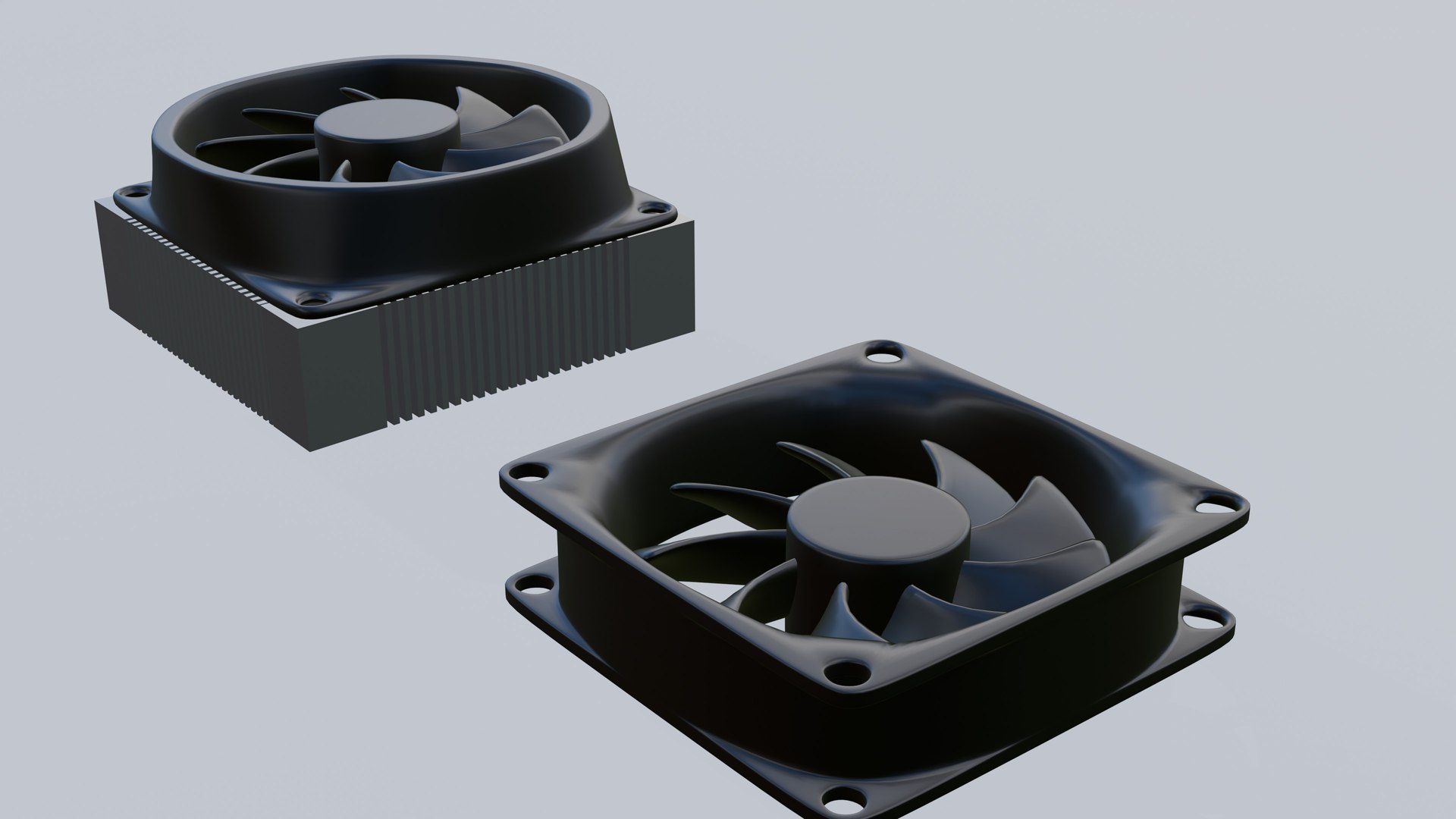 CPU Cooler 3D Model - TurboSquid 2322003