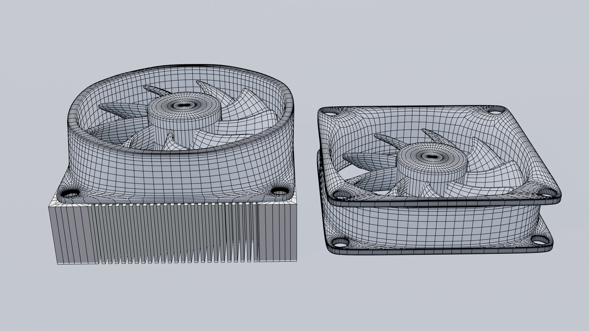 CPU Cooler 3D Model - TurboSquid 2322003