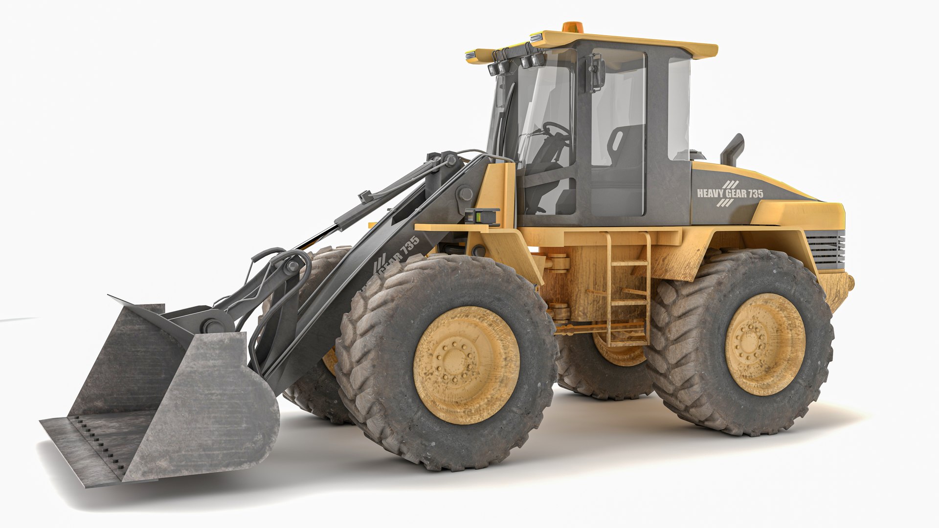 modelo 3d Parte delantera del cargador de ruedas - TurboSquid 2135447