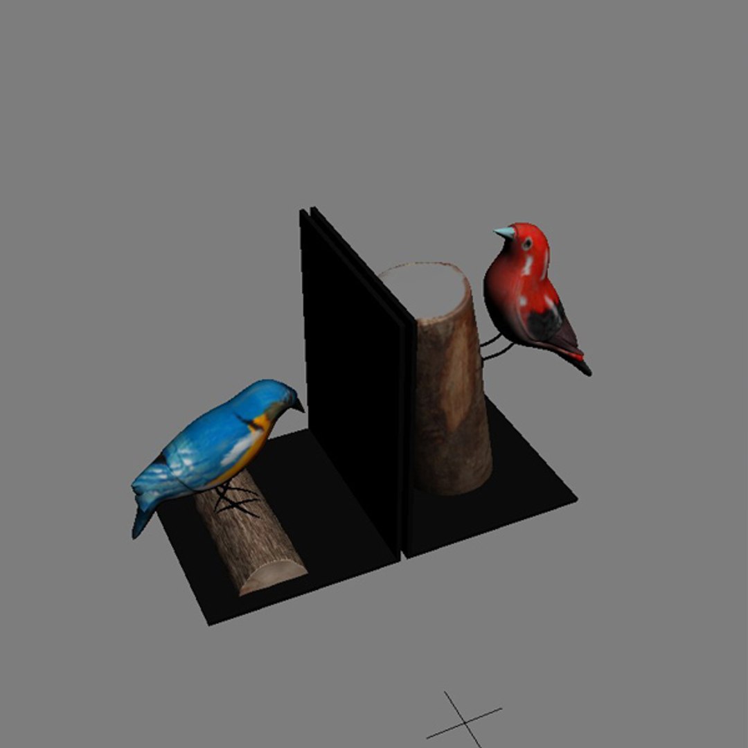 3d model birds decorations