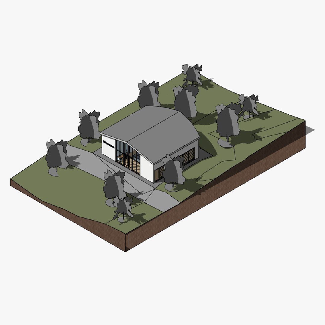 3D Showroom - Revit model - TurboSquid 2018268