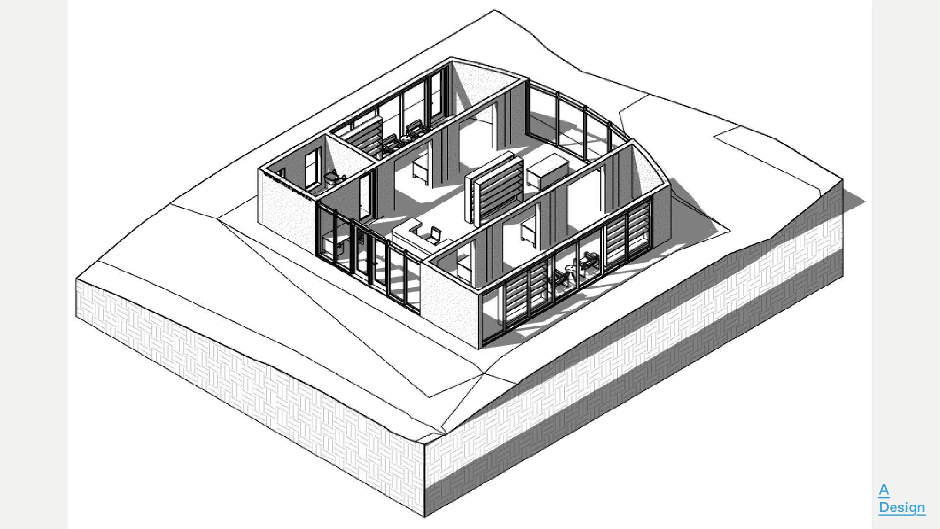 3D Showroom - Revit Model - TurboSquid 2018268