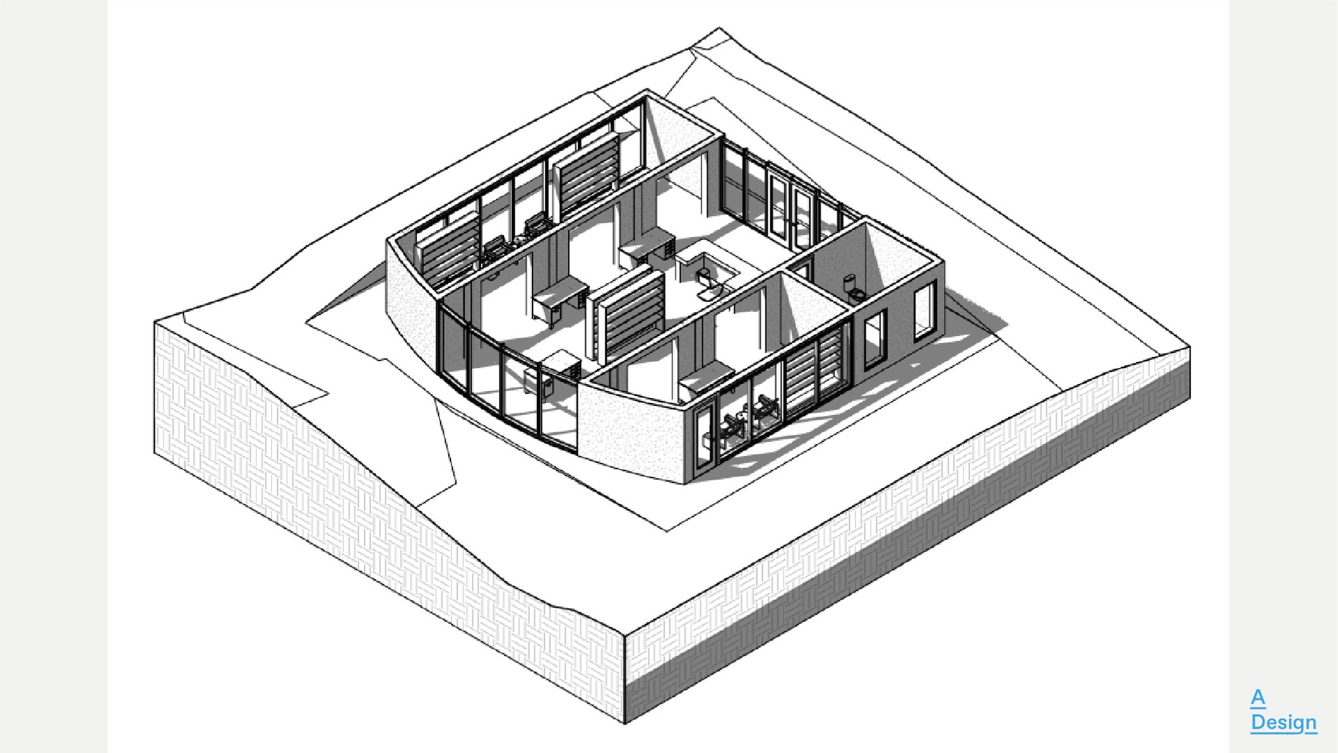 3D Showroom - Revit Model - TurboSquid 2018268