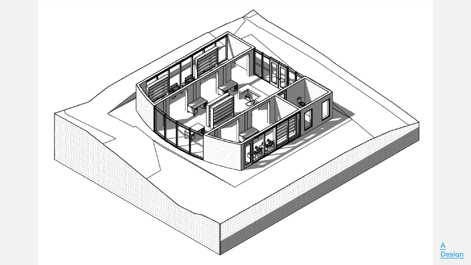 modelo 3d Sala de exposición - Revit - TurboSquid 2018268