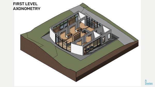 modelo 3d Sala de exposición - Revit - TurboSquid 2018268