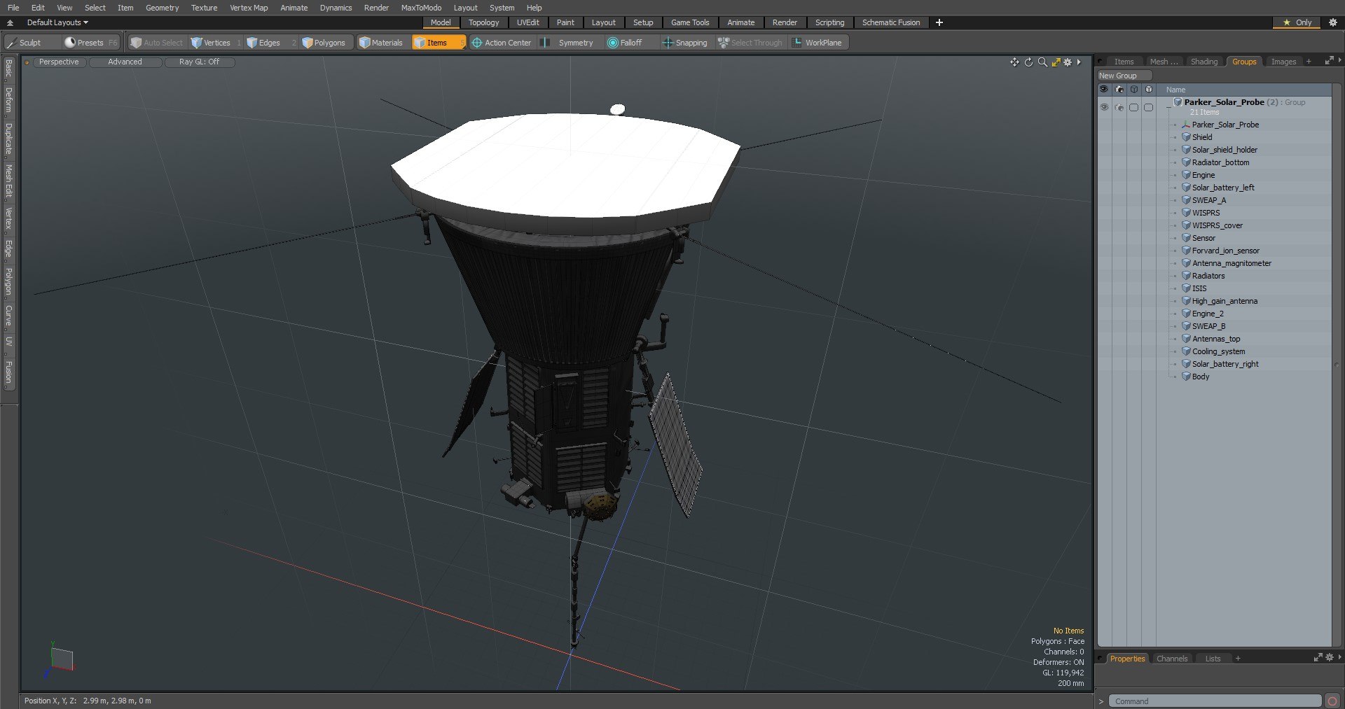Parker Solar Probe 3D Model - TurboSquid 2141439