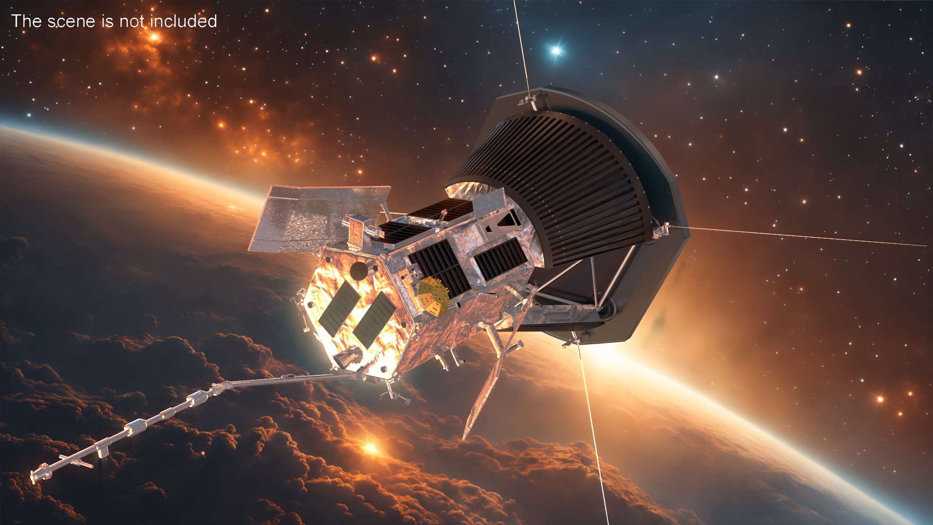 Parker Solar Probe 3D Model - TurboSquid 2141439