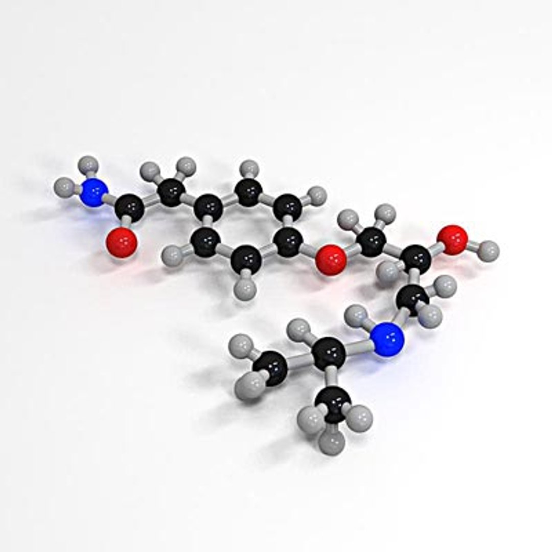 3d Atenolol Molecule Structure