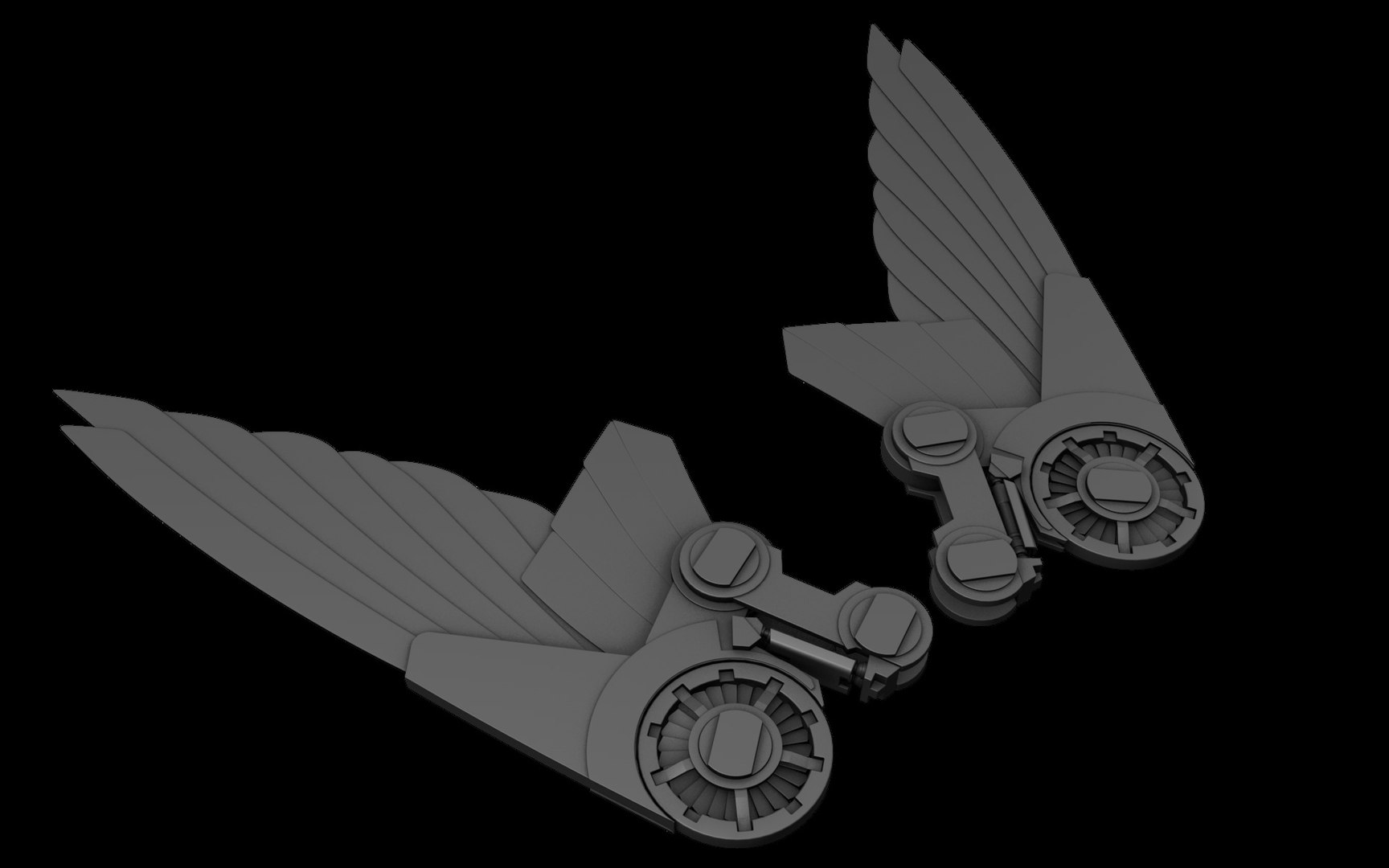 Robot Wing 3D Model | 1148736 | TurboSquid