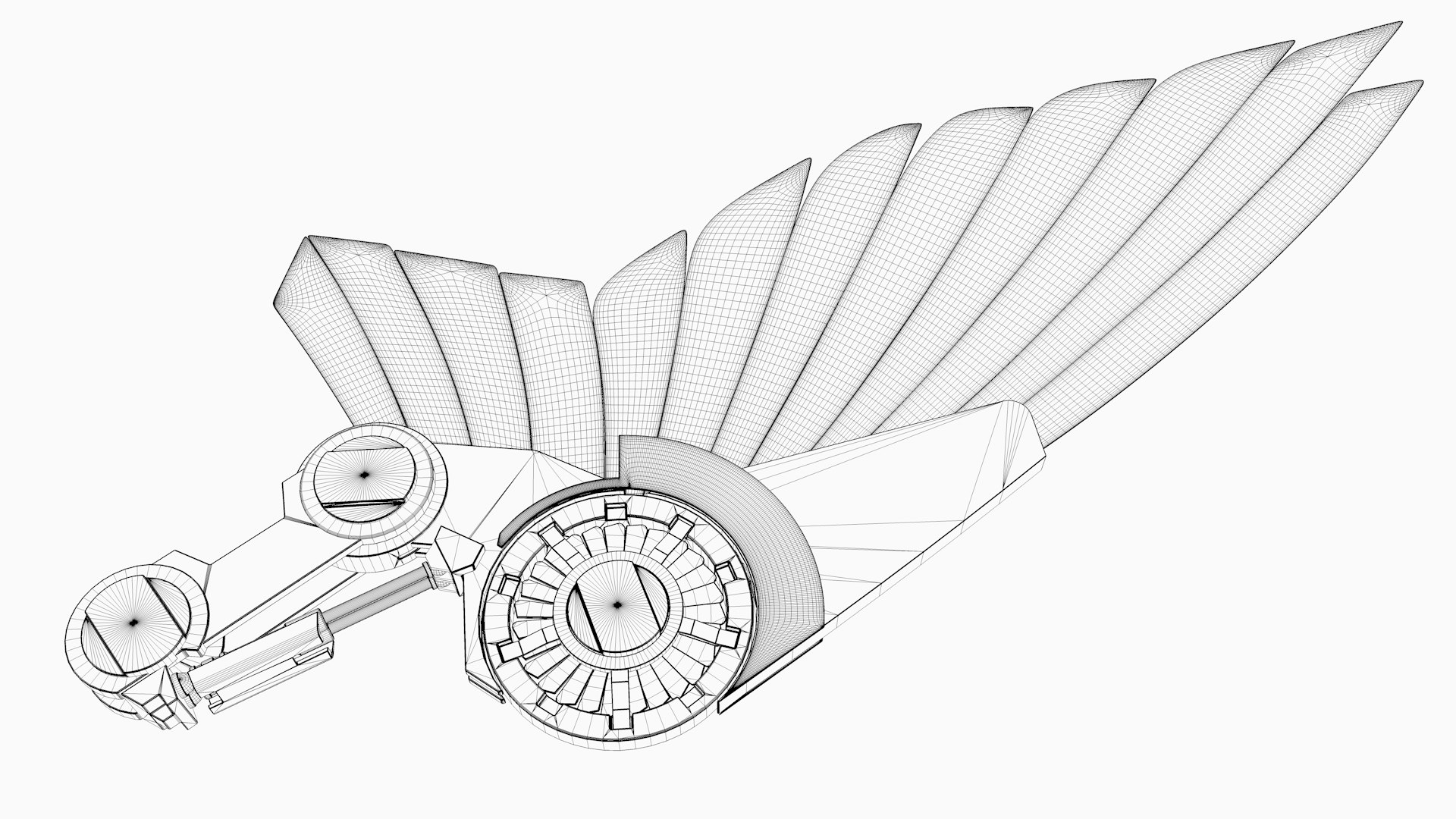 Robot Wing 3D Model | 1148736 | TurboSquid