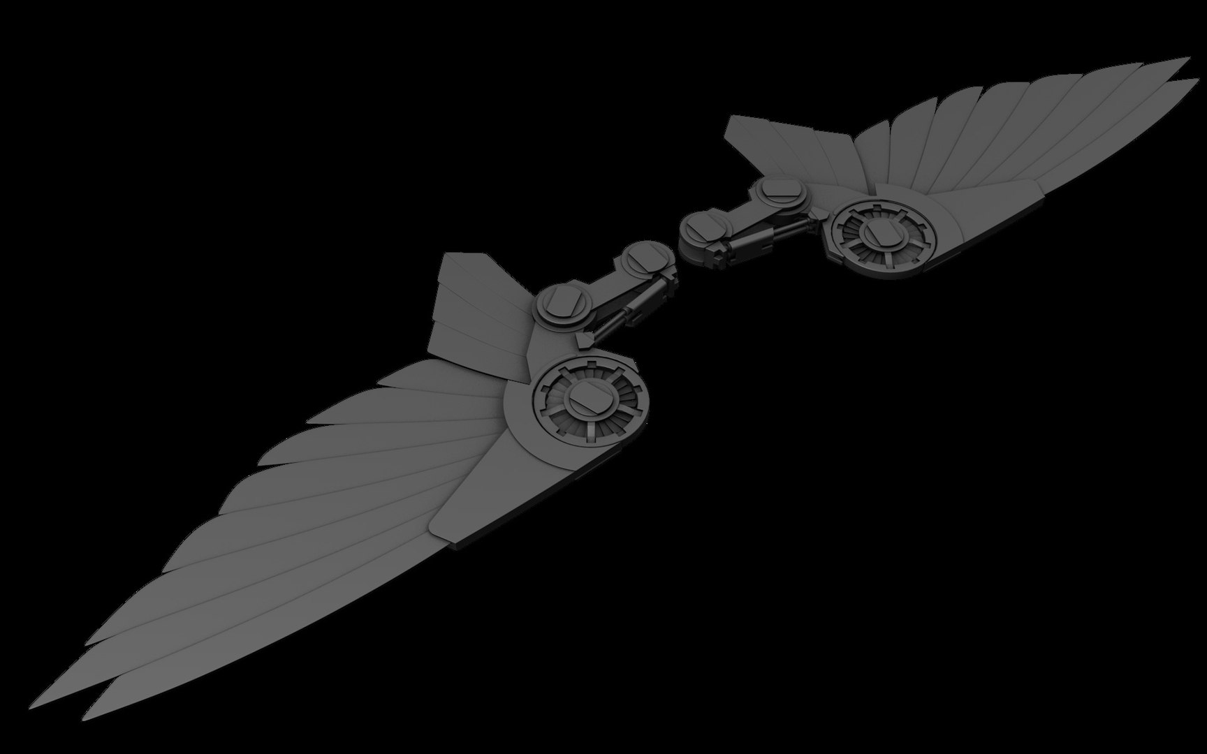 Robot Wing 3D Model | 1148736 | TurboSquid