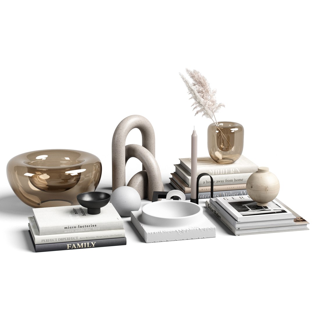 Decorative set 14 3D model - TurboSquid 2172429