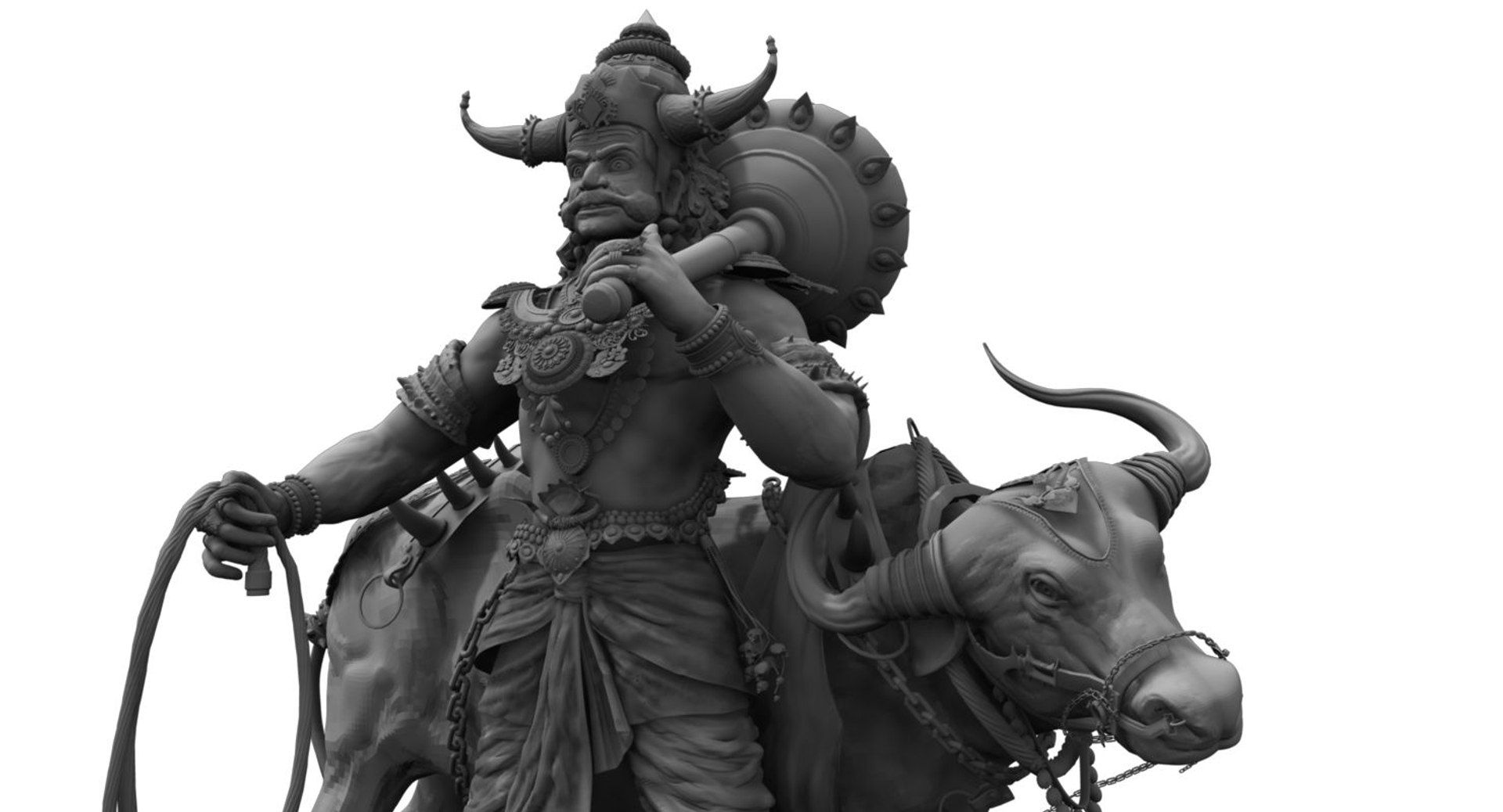 3D Model God Yemadharmaraja - TurboSquid 1435106