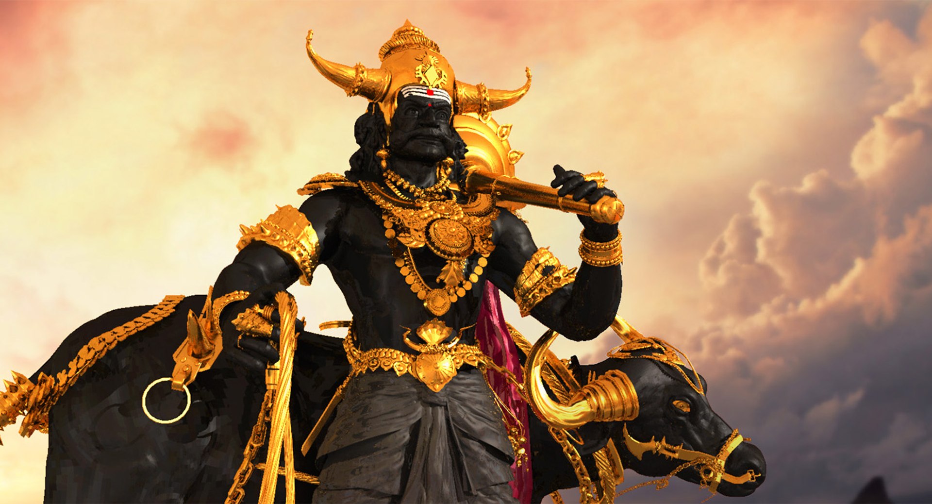 3D Model God Yemadharmaraja - TurboSquid 1435106