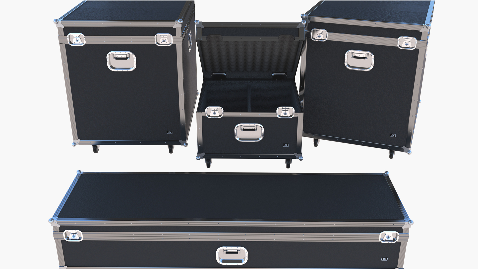 3D Music Case Set - TurboSquid 1742627