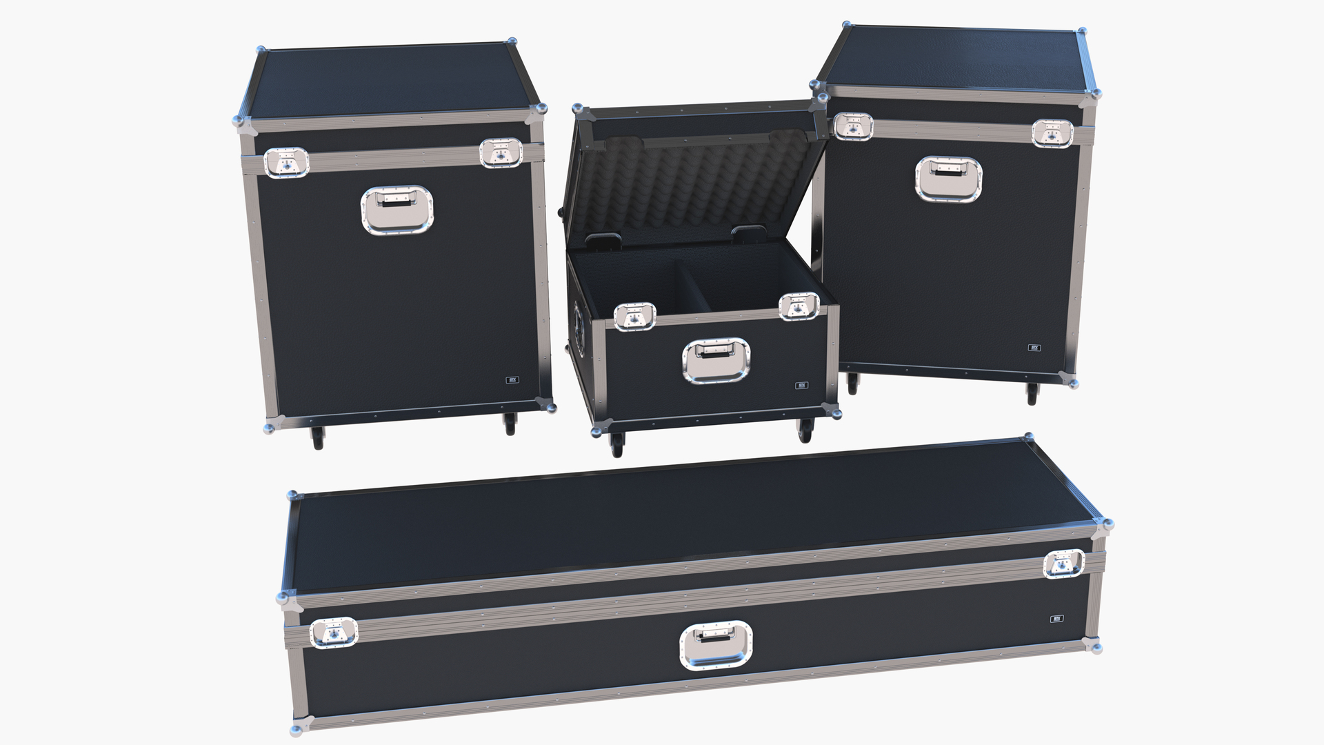 3D Music Case Set - TurboSquid 1742627