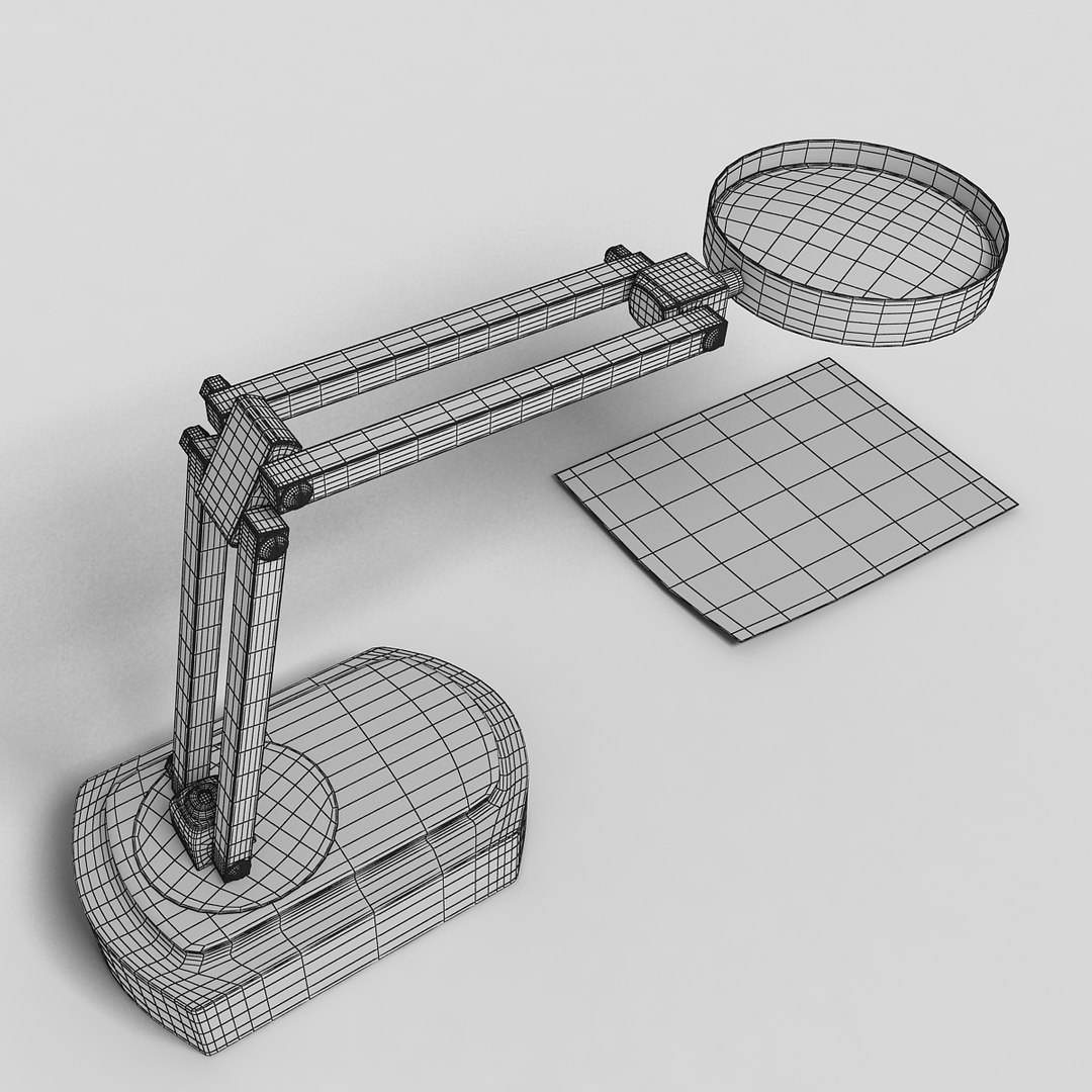 3d Model Magnifier Lamp