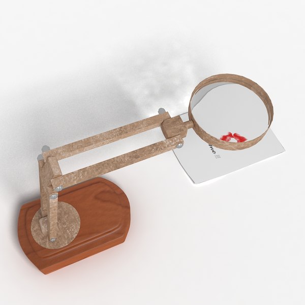 3d model magnifier lamp