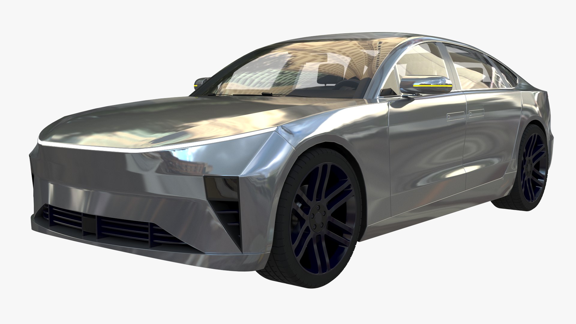 3D Electric Car 3 Model - TurboSquid 2222397