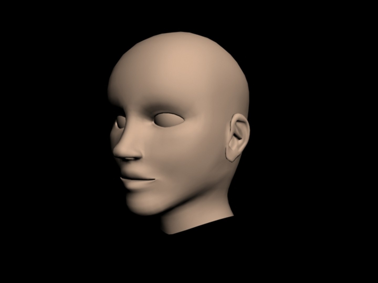 3d Human Child Head