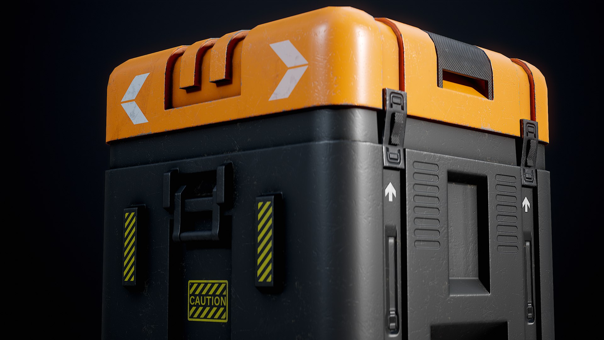 Sci-Fi Cargo Crate PBR 3D Model - TurboSquid 2031665