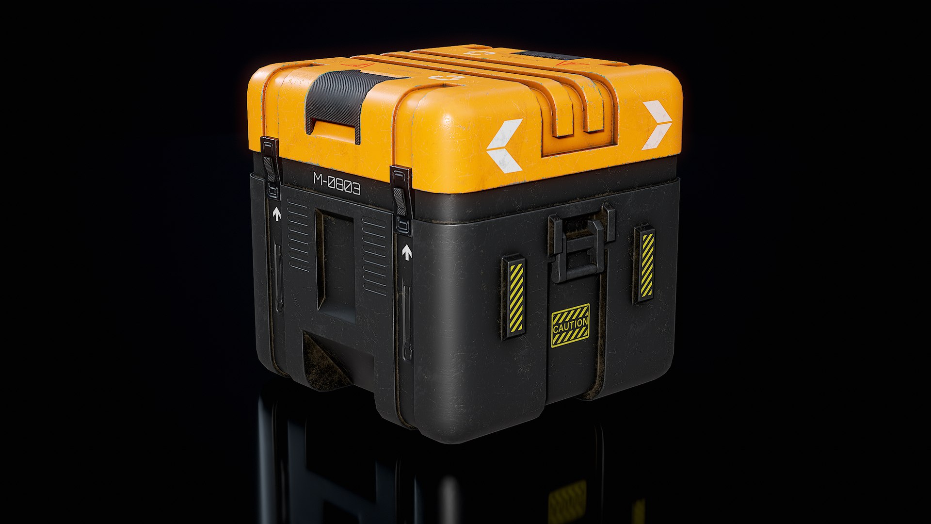 Sci-Fi Cargo Crate PBR 3D Model - TurboSquid 2031665