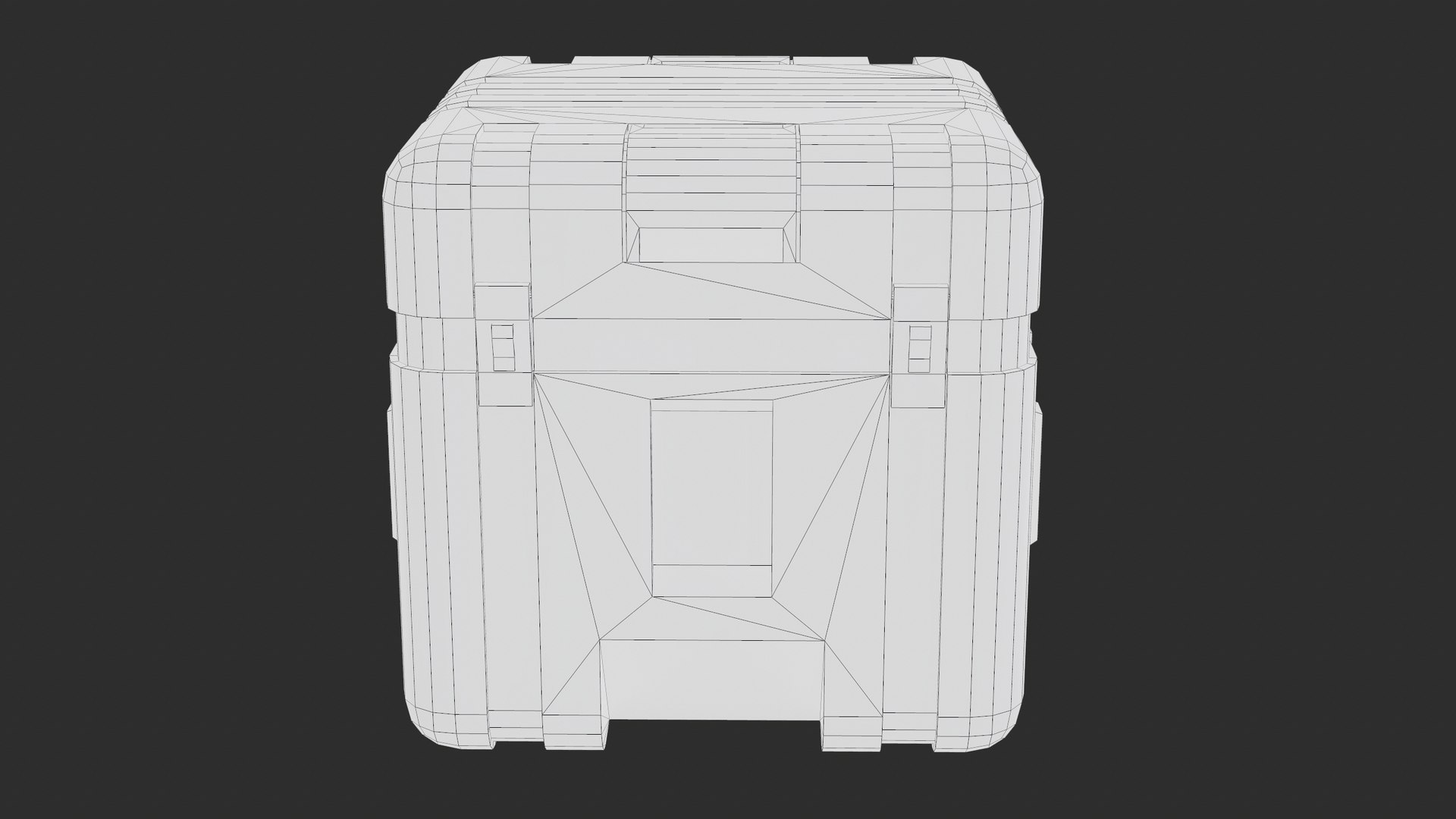 Sci-Fi Cargo Crate PBR 3D Model - TurboSquid 2031665