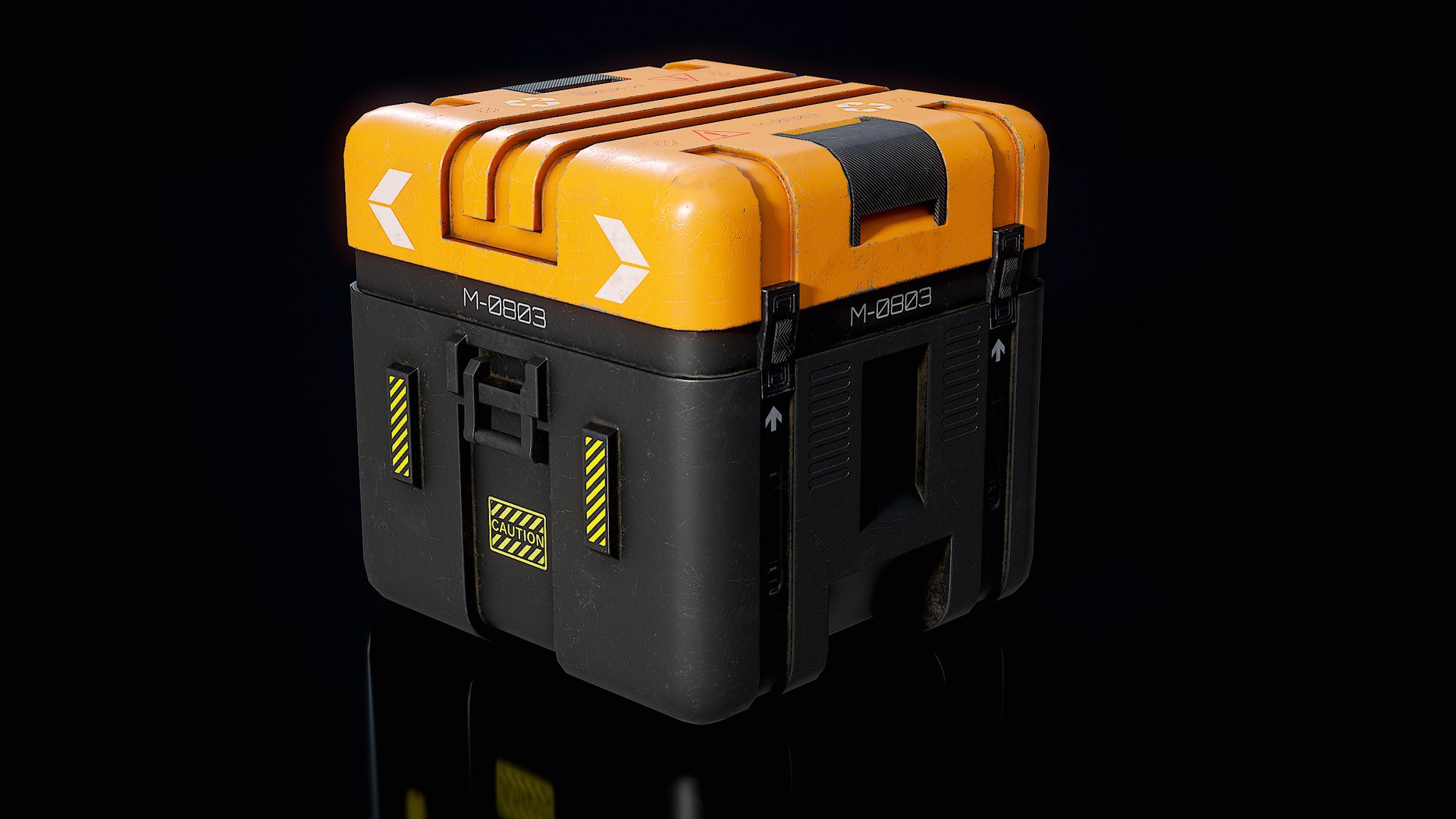 Sci-Fi Cargo Crate PBR 3D Model - TurboSquid 2031665