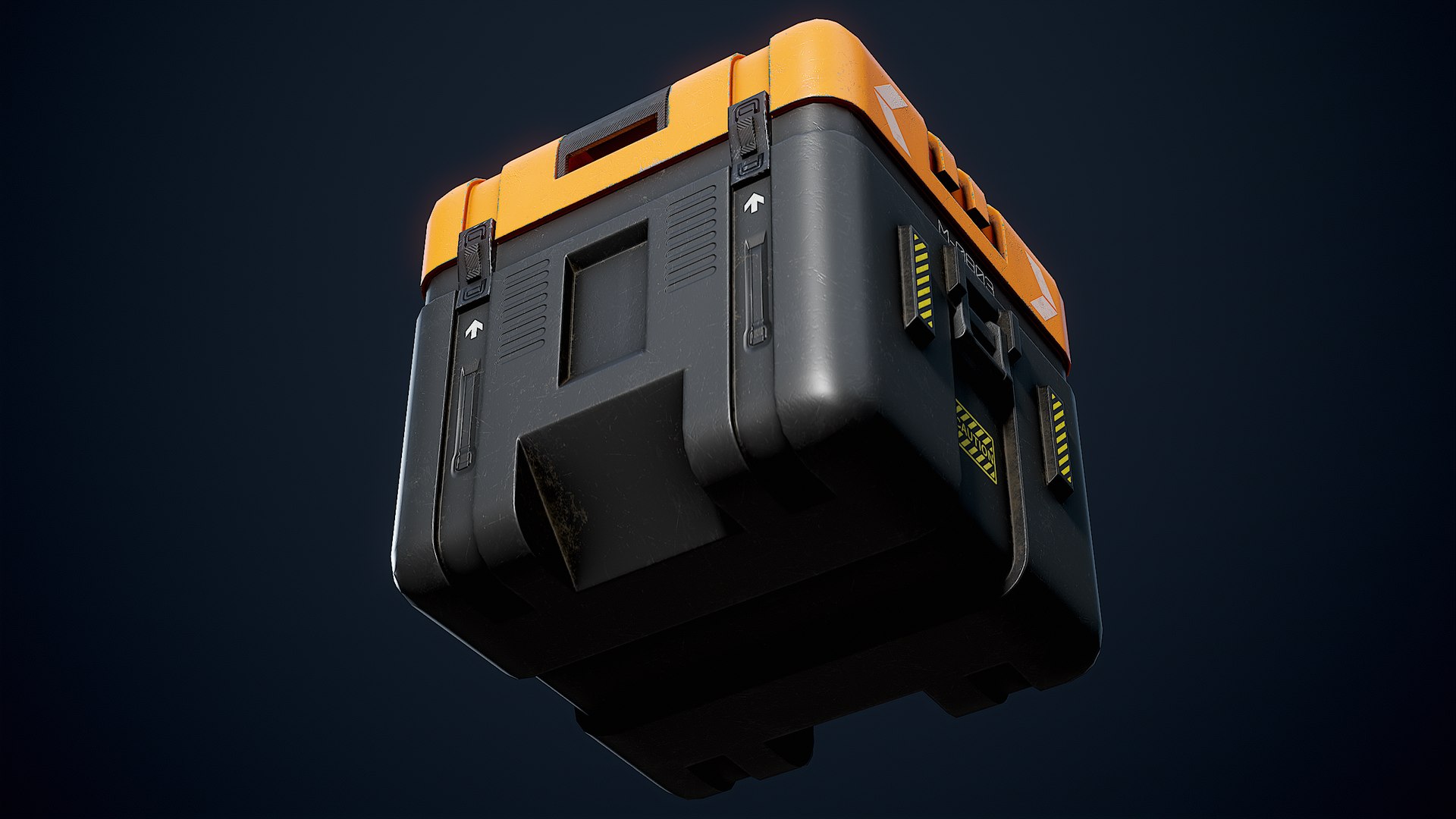 Sci-Fi Cargo Crate PBR 3D Model - TurboSquid 2031665