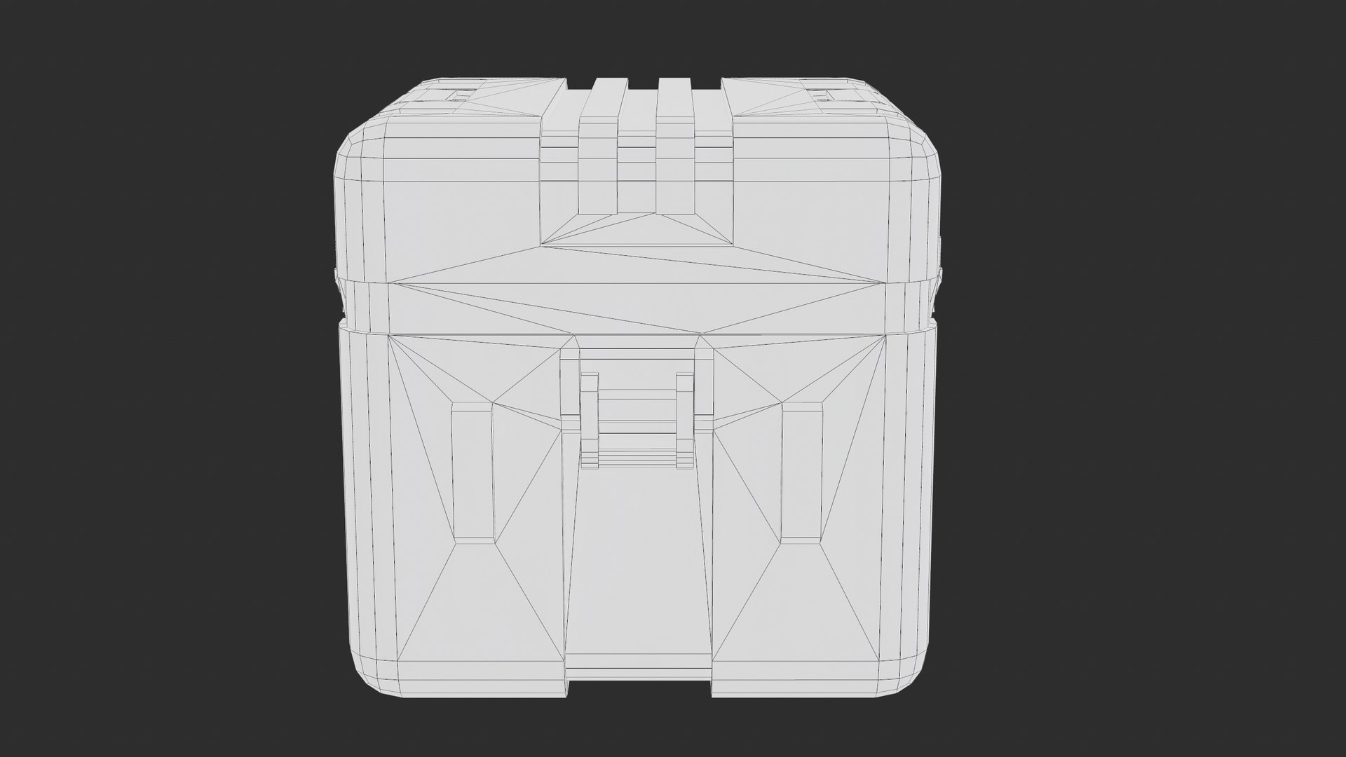Sci-Fi Cargo Crate PBR 3D Model - TurboSquid 2031665