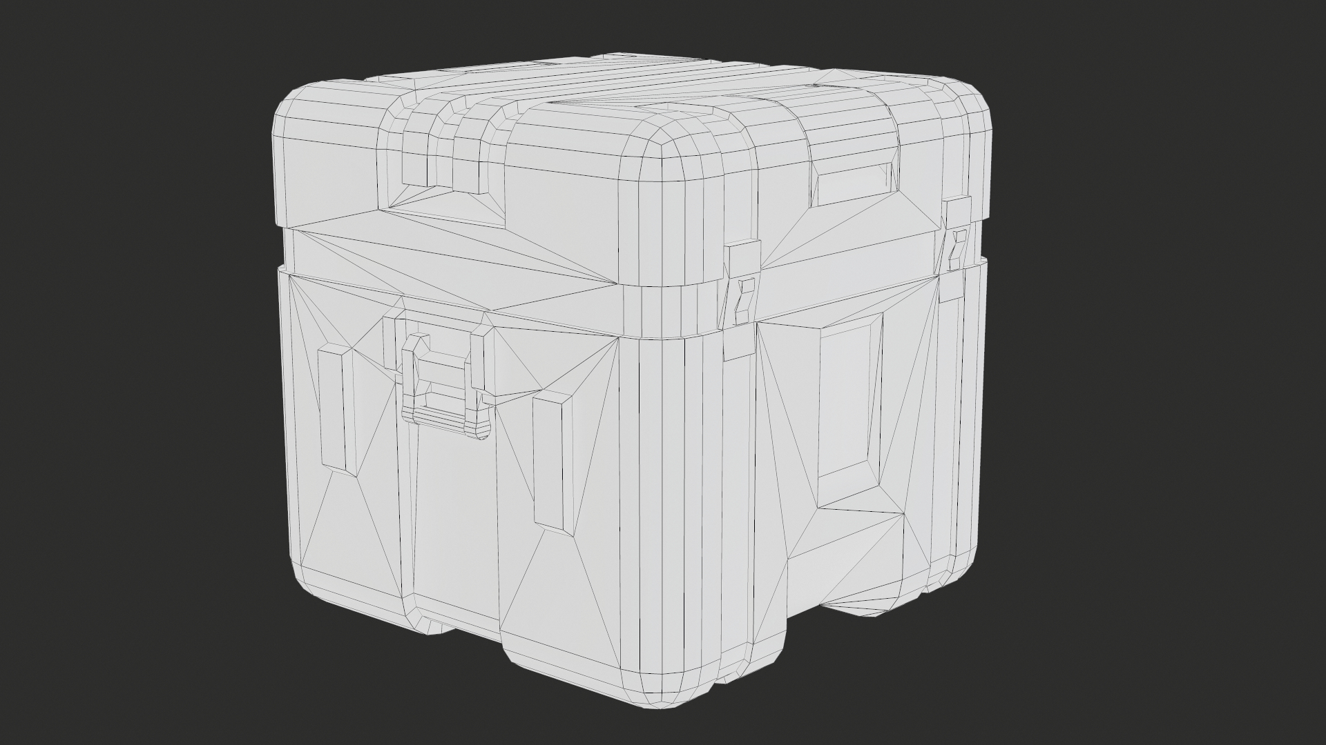 Sci-Fi Cargo Crate PBR 3D Model - TurboSquid 2031665