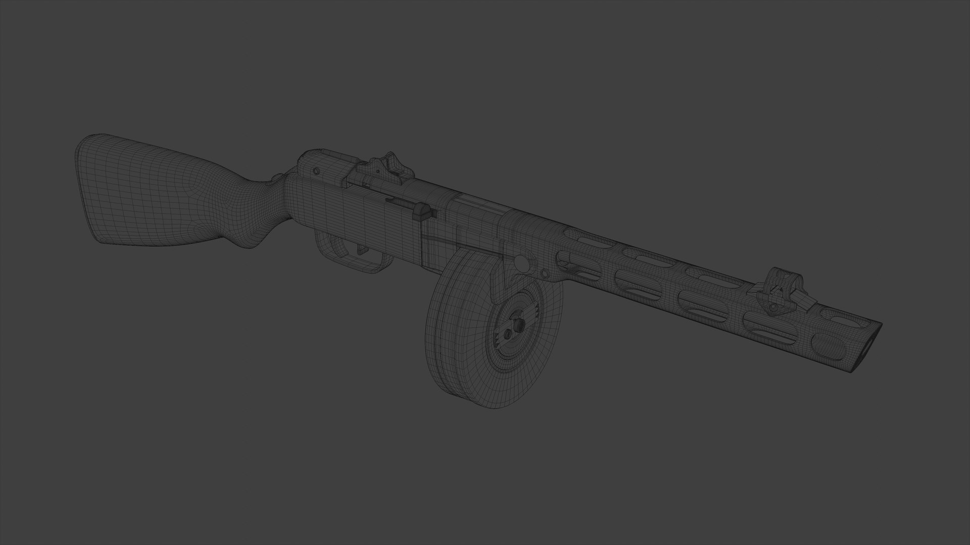 PPSH 41 3D Model - TurboSquid 1806811