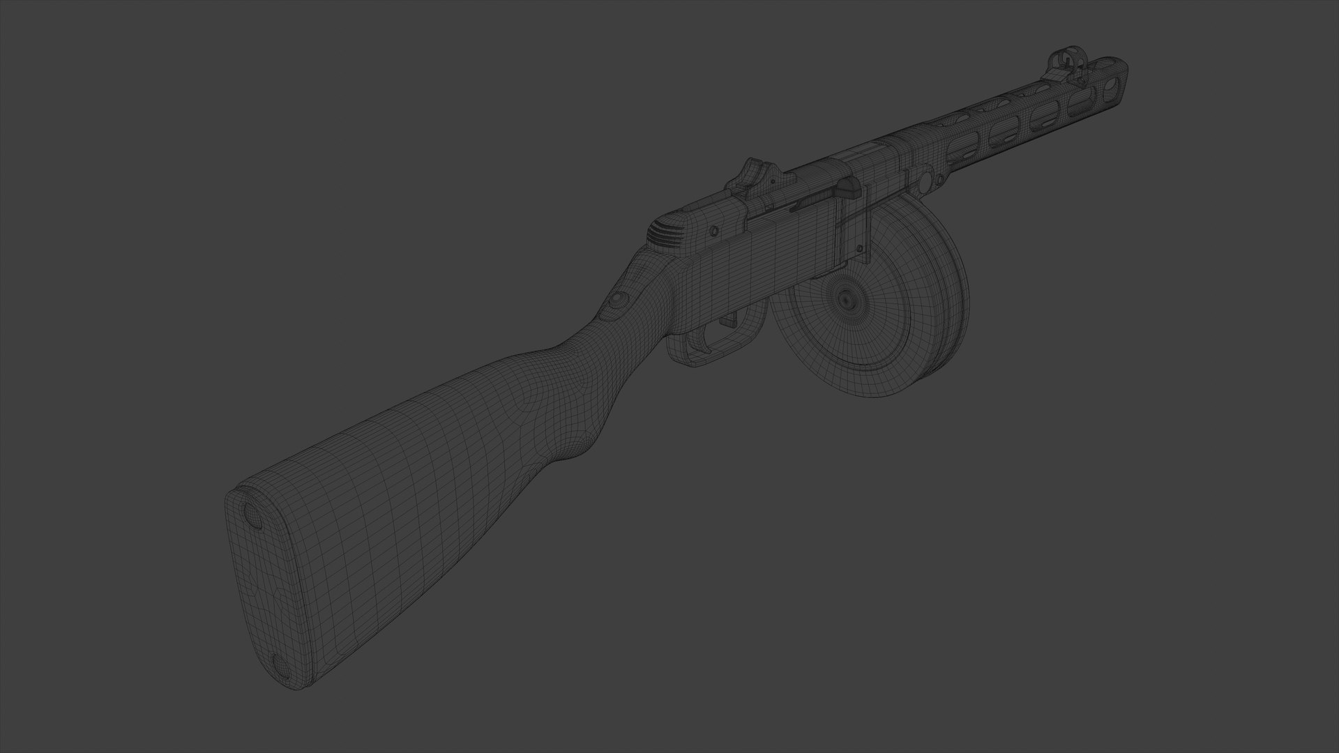 PPSH 41 3D Model - TurboSquid 1806811