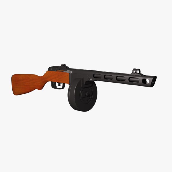 PPSH 41 3D model - TurboSquid 1806811